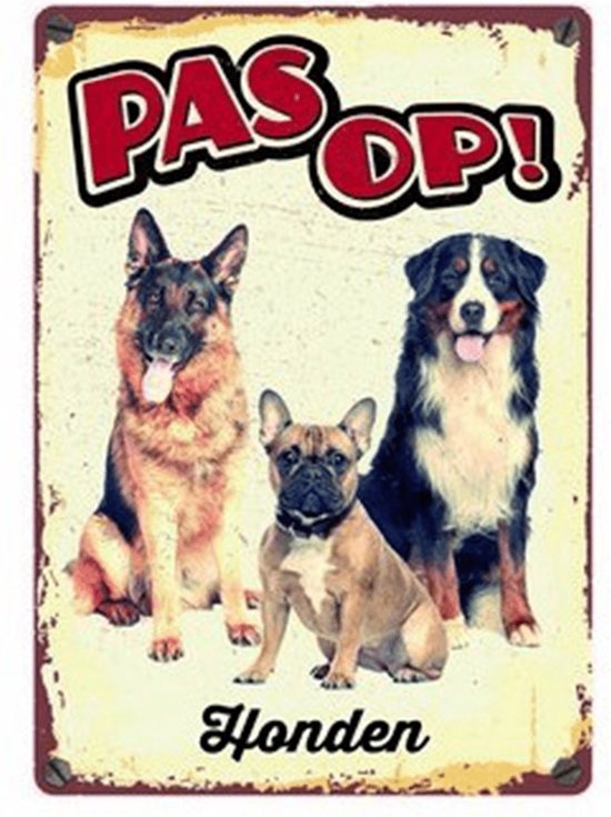 Bord Blik Honden | bol