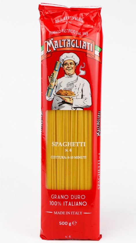 Spaghetti van Maltagliati - 5 zakken x 500 gram - Pasta | bol