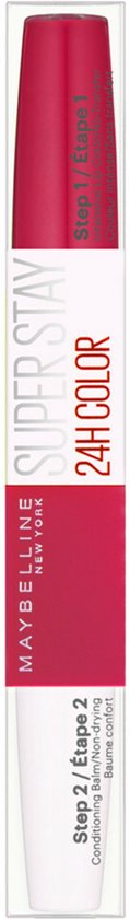 3x Maybelline SuperStay 24H Liquid Lipstick 195 Raspberry | bol