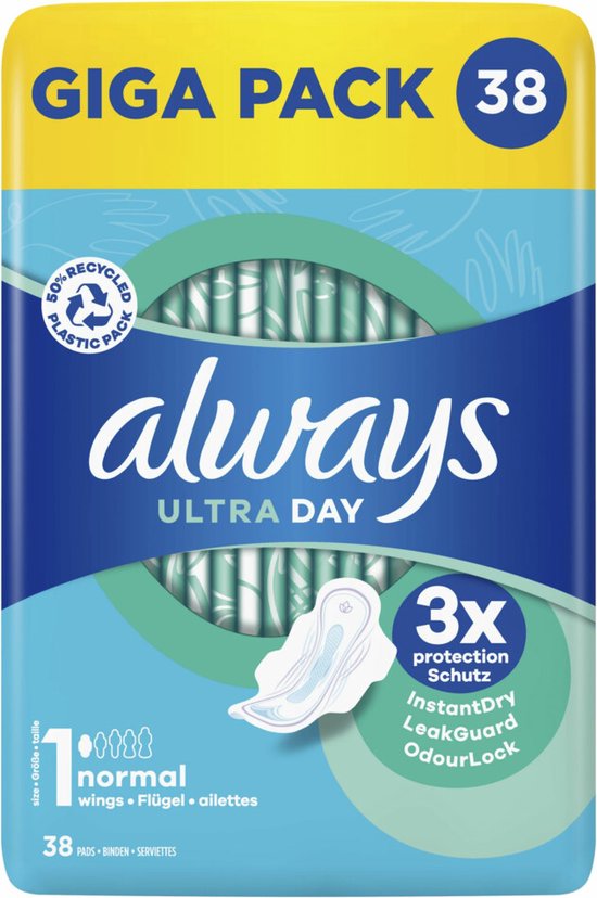 Always Maandverband Ultra Normal Plus 38 stuks | bol