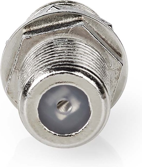 Nedis Satelliet- en Antenne-Adapter - F-Female - F-Female - Vernikkeld - 75 Ohm -... | bol