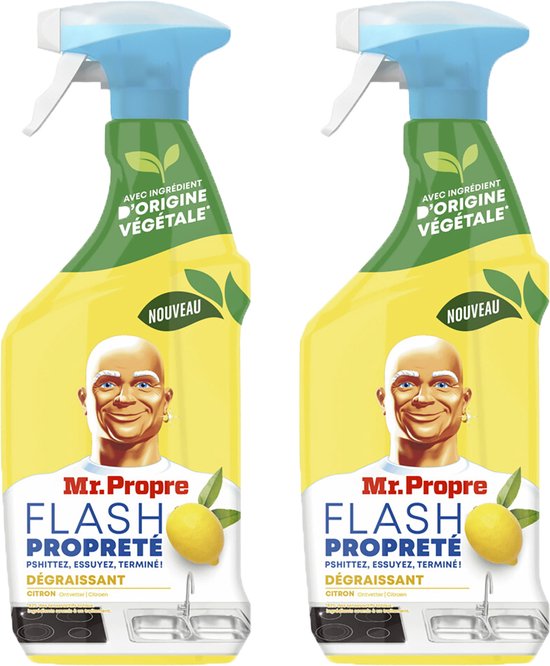 Mr. Proper Ontvetter Allesreiniger Spray Citroen 2 x 500ml | bol