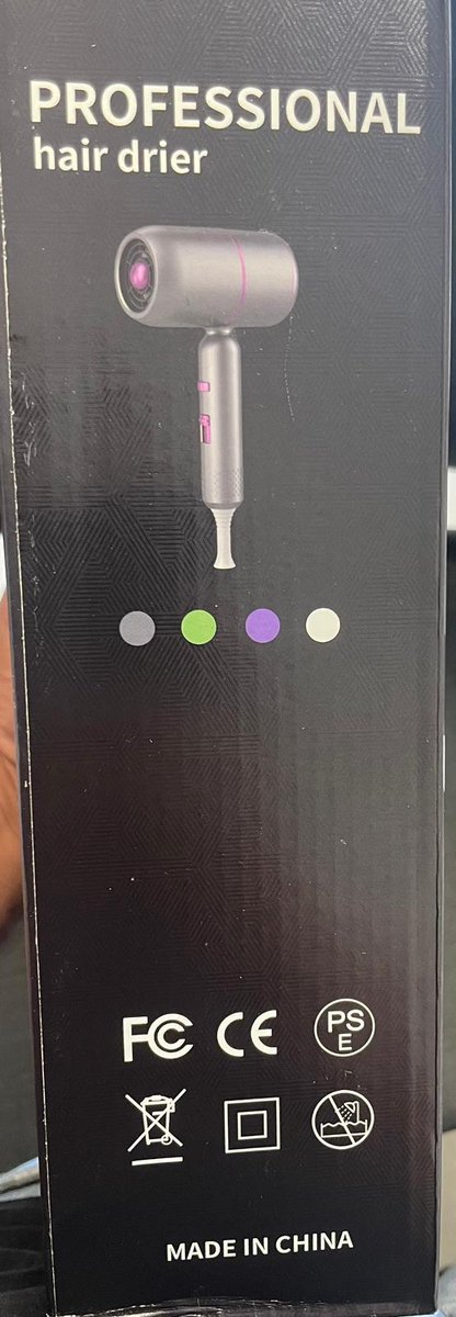 Föhn met Diffuser - 7 Delig Ionische Haardroger Krullen - 2000 WATT - 3 ...