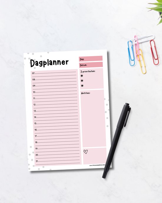 Dagplanner planblok - 50 dagplanners | bol