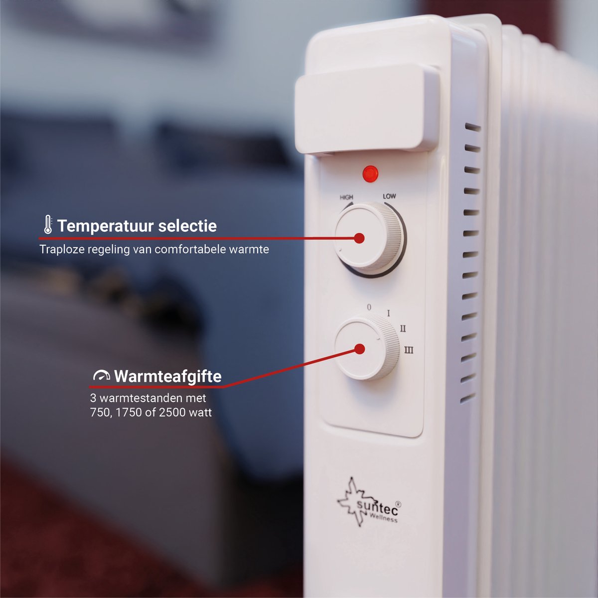 SUNTEC HotSafePro Ultra Power - Radiator olie - Elektrische kachel ...