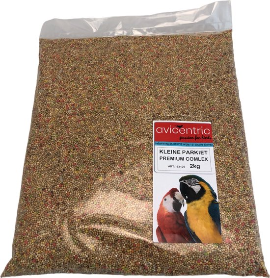 Parkietenvoer 2x 2kg - Kleine parkiet premium zaad & pellet mix | bol