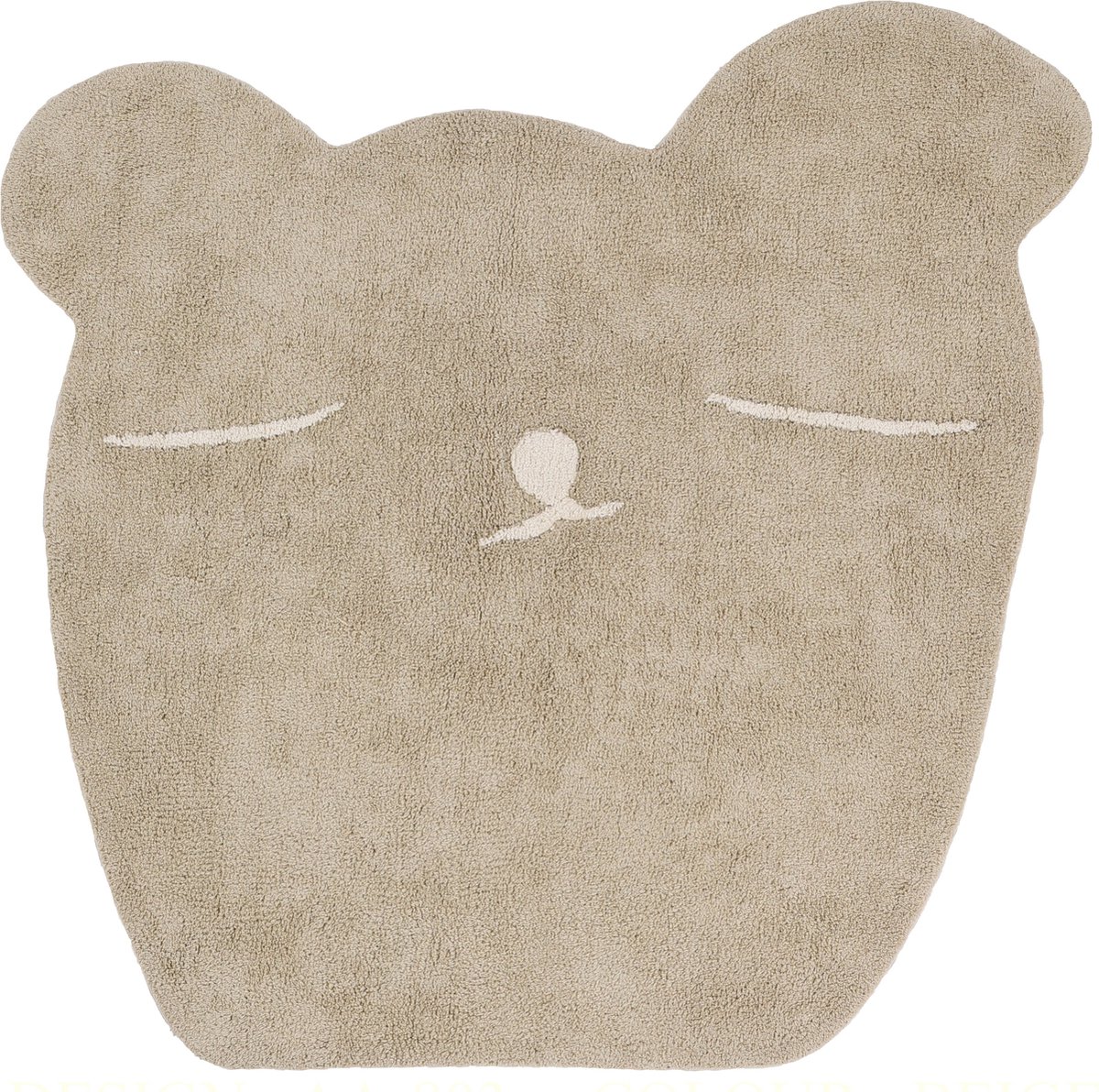 Tapis Petit Vloerkleed Teddy 120 x 130 cm - Ted & Tone | bol.com