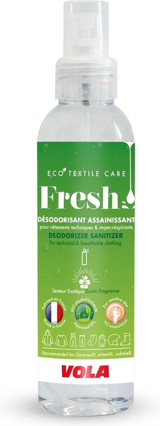 Vola - Fresh Spray - voor technische kleding - 150 ml | bol