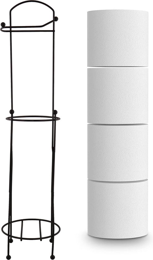 WC Rolhouder Staand - Toiletrolhouder - Vrijstaande Toiletpapierhouder ...