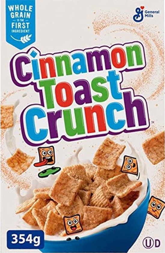 General Mills Cinnamon Toast Crunch Cereal - Volkoren tarwe - 354g | bol