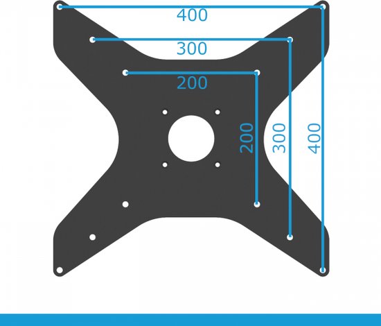Cavus VESA adapterplaat 400x400, 300x300 & 200x200 | bol.com