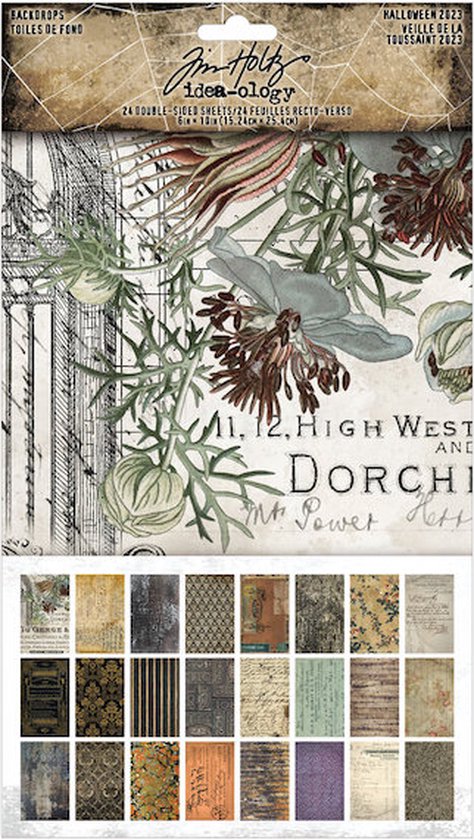 Idea-ology Tim Holtz - Halloween Backdrops (TH94331) | bol