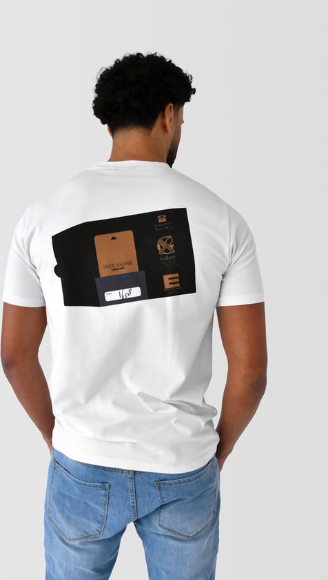 Hotel card T-Shirt heren wit maat: XL | bol