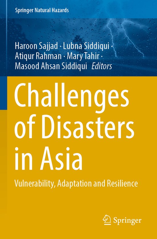 Springer Natural Hazards- Challenges of Disasters in Asia | 9789811935695 | Boeken | bol