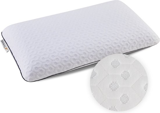 Diamant Hoofdkussen - Hoofdkussens - Traagschuim Hoofdkussen - Memory Foam - 30 Dagen... | bol