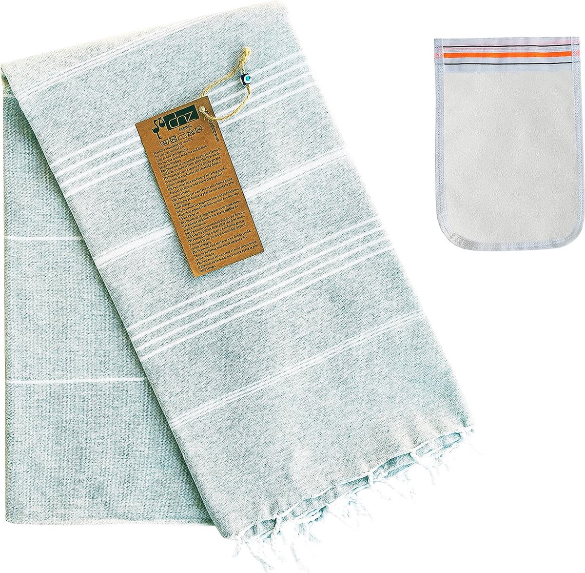 strandhanddoek, katoen, 100% natuurlijk, strandlaken, badhanddoek groot ...