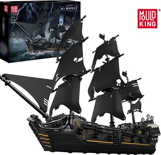 Mould King 13111 - Piratenschip - The Black Pearl BP -Pirates of the ...