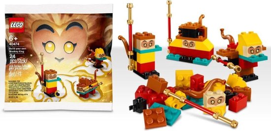 Lego Monkie Kid Build your own Monkey King - 40474 (Polybag) | bol