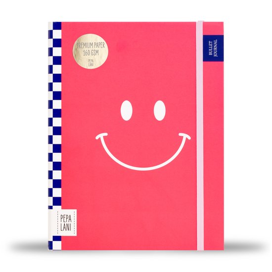 Pepa lani bullet journal PRO - smiley pink | bol