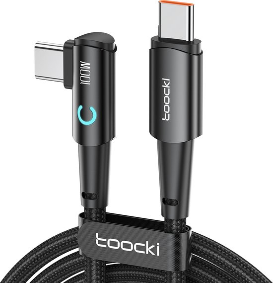 Toocki Usb C Kabel 2.0 - Ultra Fast Charging - USB-C naar USB-C - 100W ...