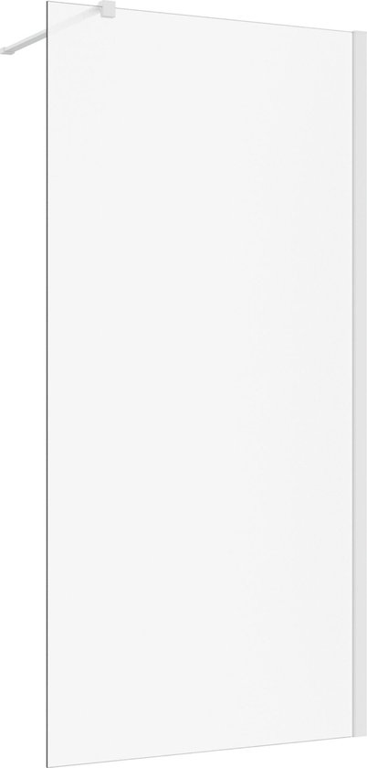 Inloopdouche 100x200 8mm Nano glas mat wit serie Silvio melkglas | bol