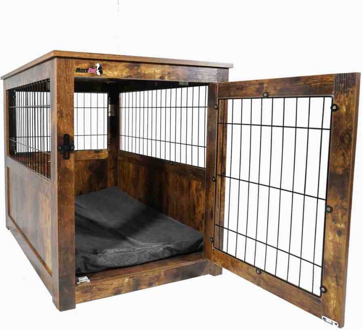 MaxxPet Houten Hondenbench - Hondenhuisje voor binnen - Hondenhok ...