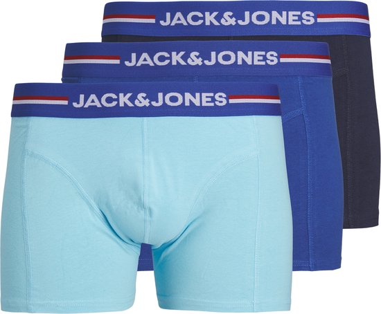 Jack&Jones Heren Jactim Solid Trunks 3-Pack True Blue | bol