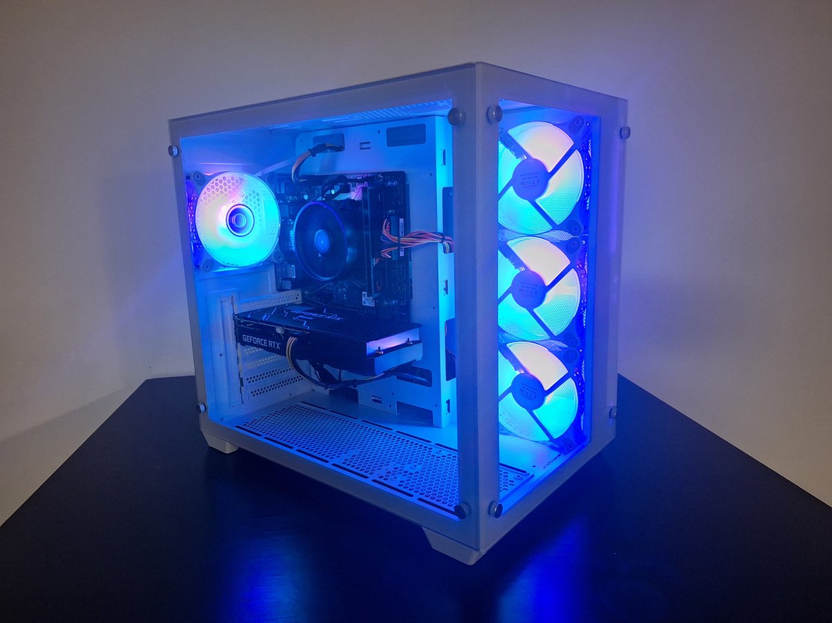 peta GamePC MCV3 + 4x RGB Fan met control - AMD Ryzen 5 5600G - 32GB ...