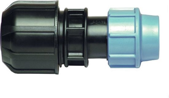 PE x metaal rechte verloop klemkoppeling, 34 x 25 mm | bol