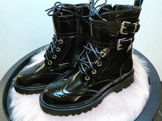 May Boots Black - Chelseaboots - Enkellaarzen Zwart - Maat 39 | bol