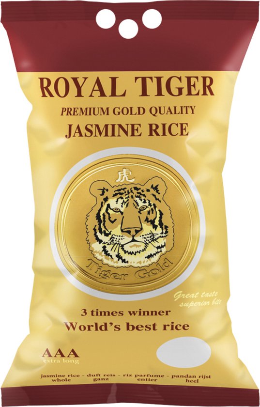 Royal Tiger Jasmijn Rijst 4 x 5 kg | bol