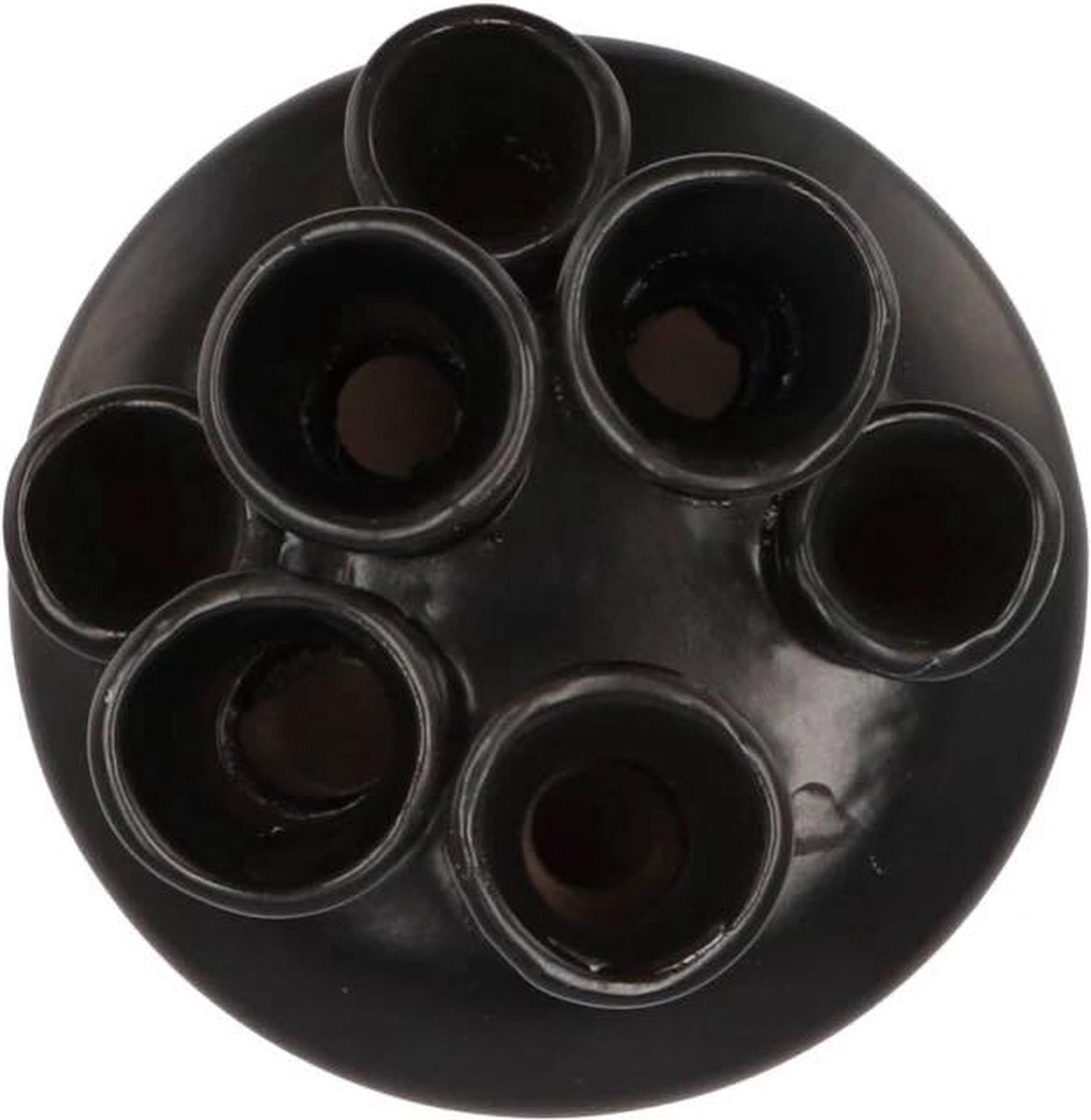 Vaas mat zwart Tuba xs - 14xm - Tuitjes vaasje | bol.com