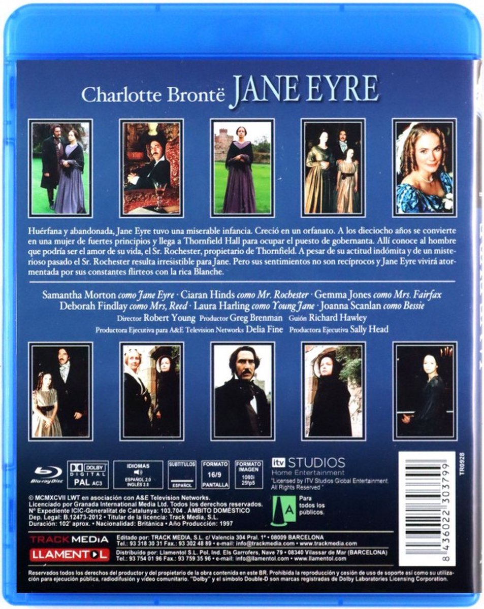 Jane Eyre (miniseries 1997) [Blu-ray] [U Blu-ray (Blu-ray), Joanna ...