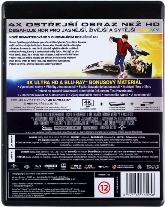 Back to the Future Part II [Blu-Ray 4K]+[Blu-Ray], Lea Thompson | Dvd's ...