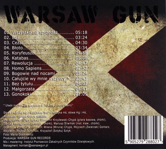 Warsaw Gun: Gonokoki [CD], Warsaw Gun | Muziek | bol