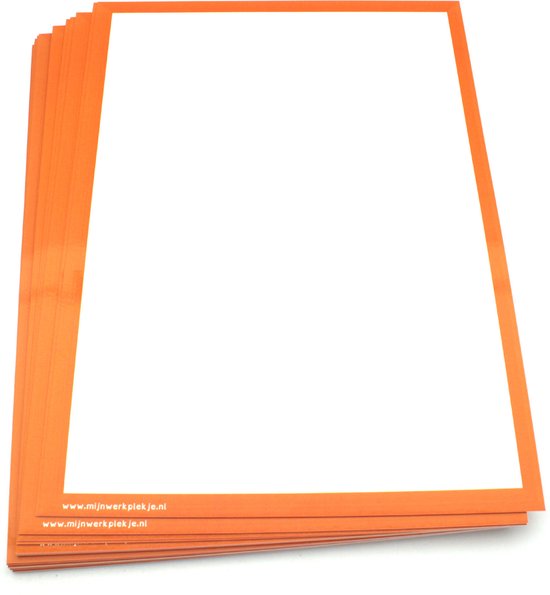 MWP A4 wisbordjes, 30 stuks (500g/m2 gelamineerd karton) | bol