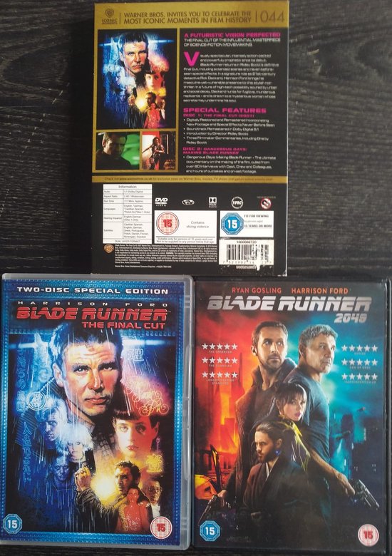 Blade runner & Blade runner 2049 (3 disc) (Dvd), Onbekend | Dvd's | bol