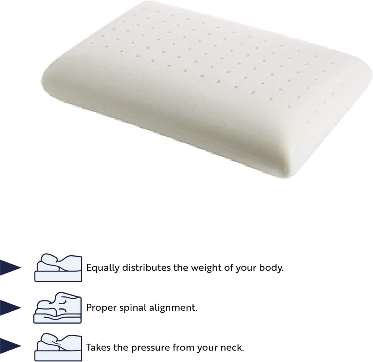 Traagschuimkussen, Ademend In hoogte verstelbaar orthopedisch kussen, Cervicaal kussen... | bol