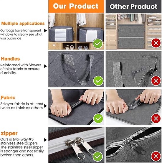 kledingopbergbox \ Opvouwbare Opbergbakken Kastorganizer | bol