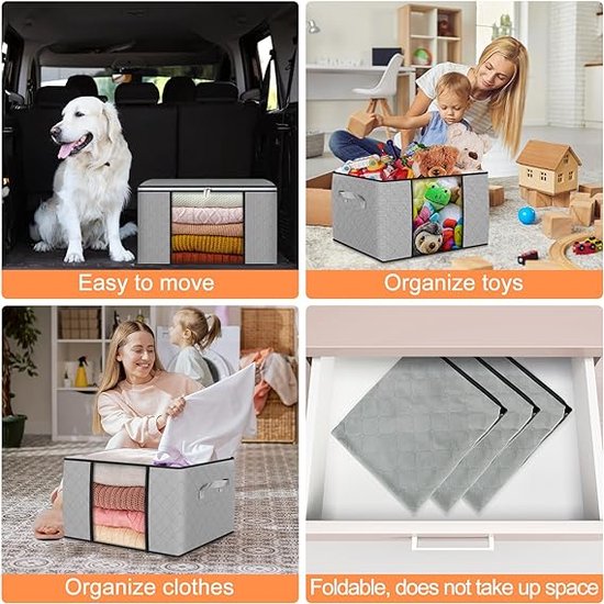 kledingopbergbox \ Opvouwbare Opbergbakken Kastorganizer | bol