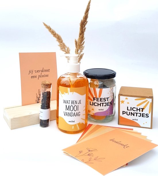 Geschenkset - Vrouwen - Verjaardag - Jij verdient een pluim - Bedankje ...