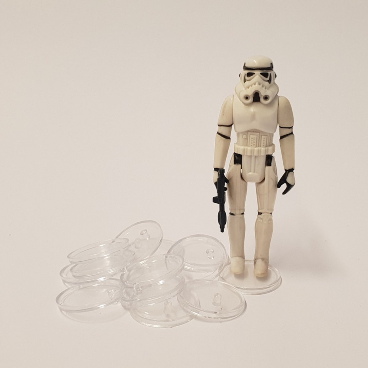 Star Stands: Vintage Star Wars 1 inch display stands/voetjes 20 stuks ...