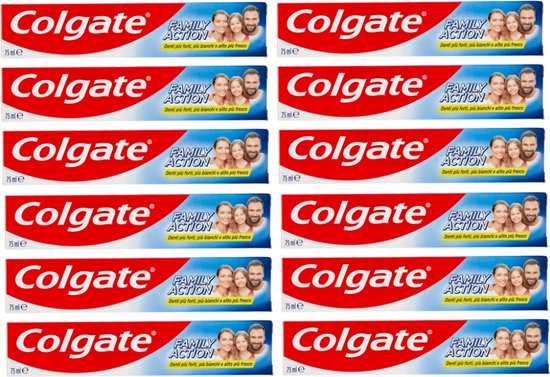 Colgate Family Action - 12x75ml - Voordeelverpakking | bol
