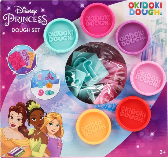 Disney Princess - Okidoki Dough - Cijfers - Klei Set - Speelklei | bol
