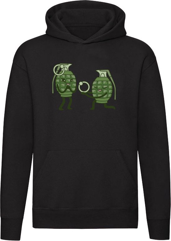 Handgranaat doet een huwelijksaanzoek Hoodie - soldaat - liefde ...