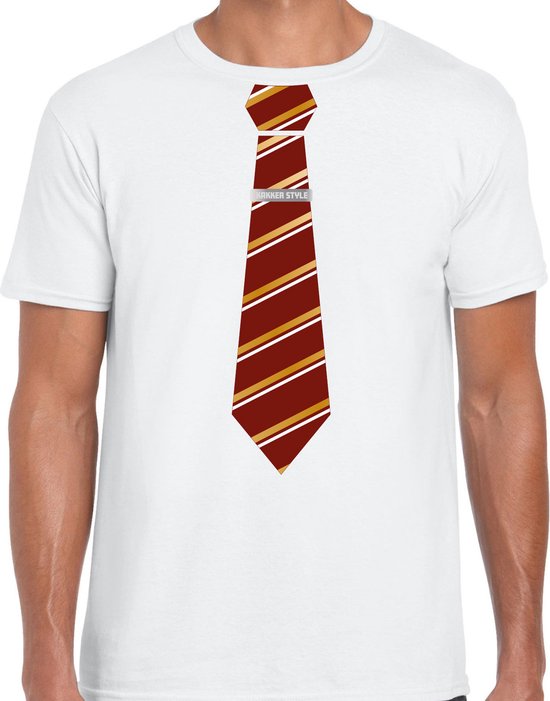 Bellatio Decorations verkleed t-shirt kakker heren - kakker style - wit ...