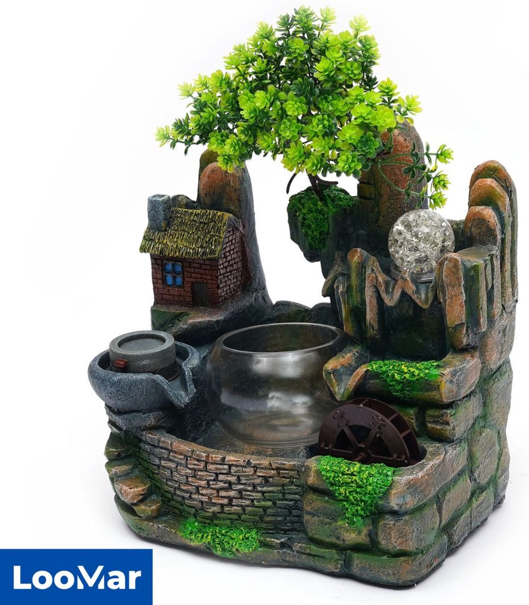 LooMar Fontein binnen - Fontein indoor - met LED - Kamerfontein ...