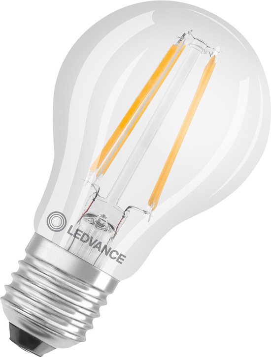 Ledvance Classic LED E27 Peer Filament Helder 4.8W 470lm - 827 Zeer Warm Wit | Dimbaar... | bol