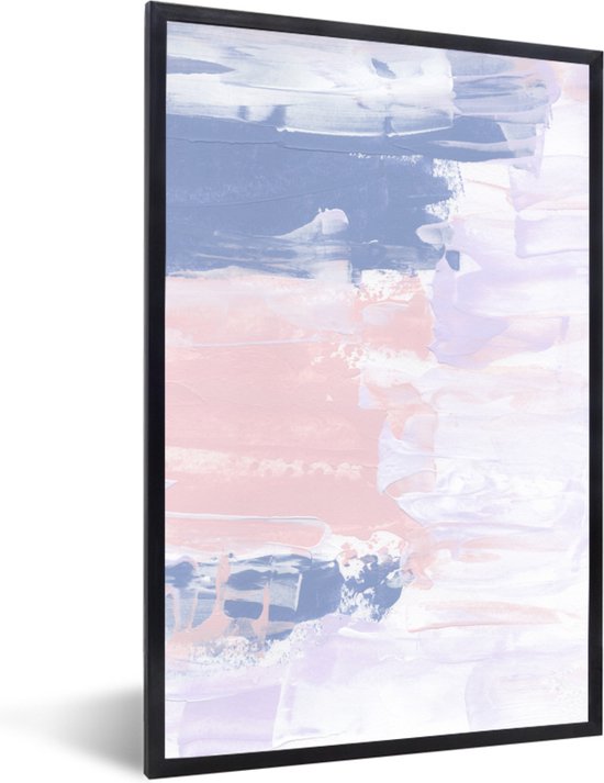 Fotolijst incl. Poster - Pastel - Design - Verf - 80x120 cm ...