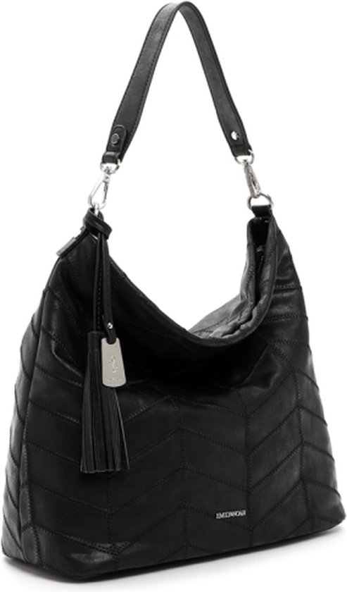 Emily & Noah Grote Crossbodytas / Schoudertas Dames - Nikolina - Zwart ...